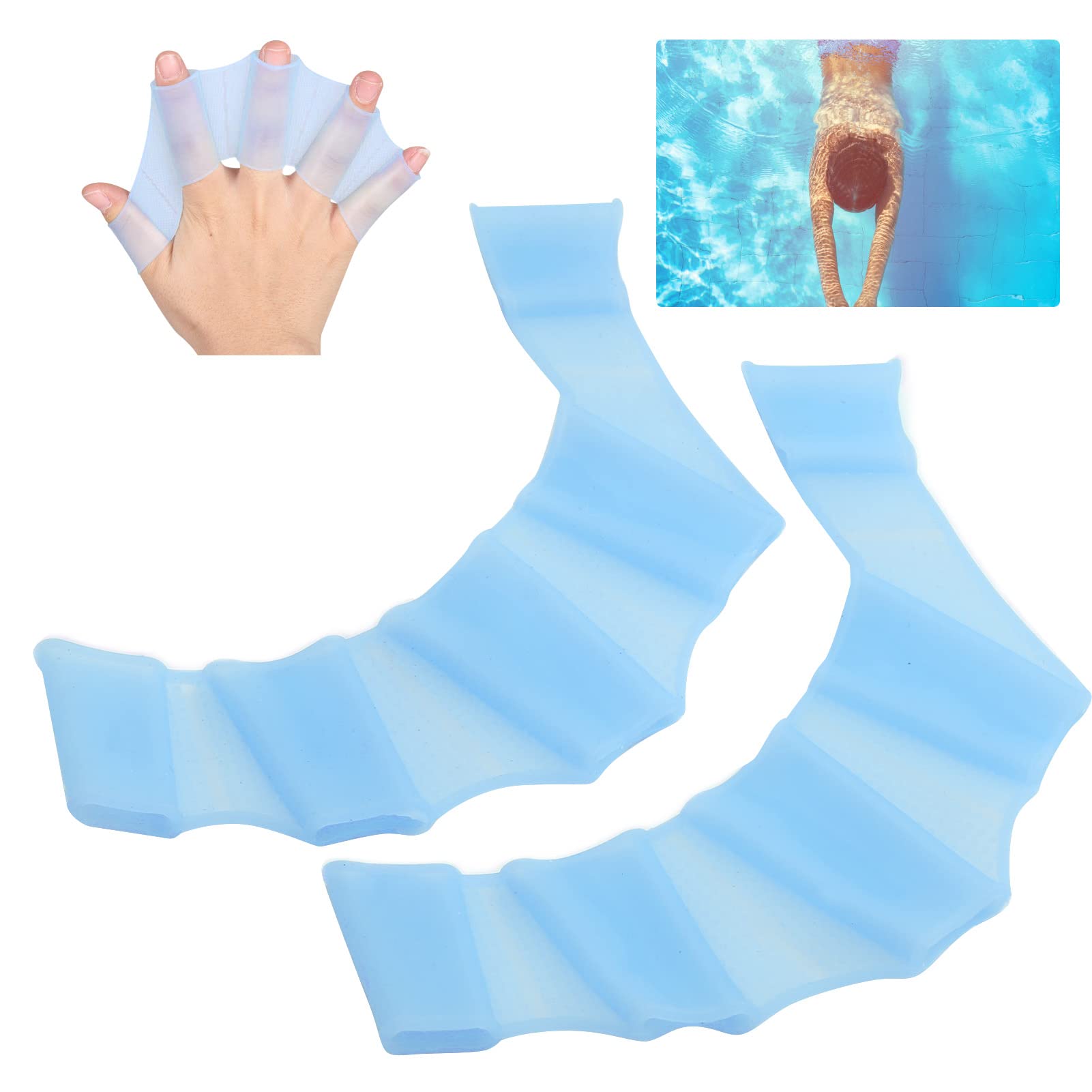 Gants Weber Meilleur Gant Palmé PATIKIL Gants De Natation En Silicone ...