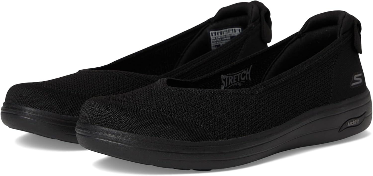 Amazon.com | Skechers Women's On-The-go Arch Fit Inspire Ballerina W ...