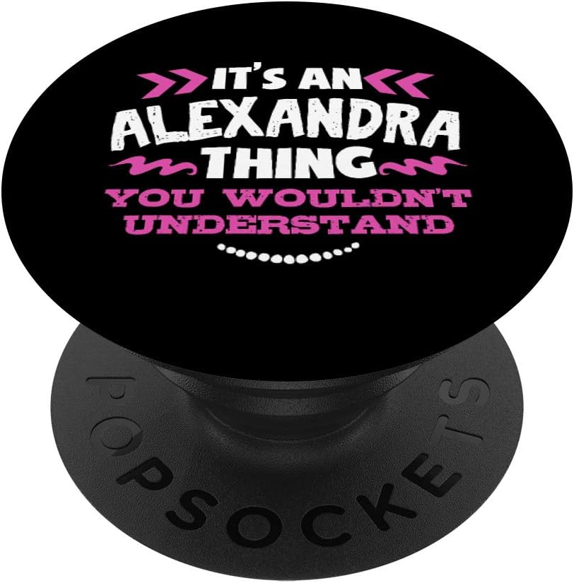 Amazon.com: ALEXANDRA Personalized Gift Custom Popsocket for Girls ...