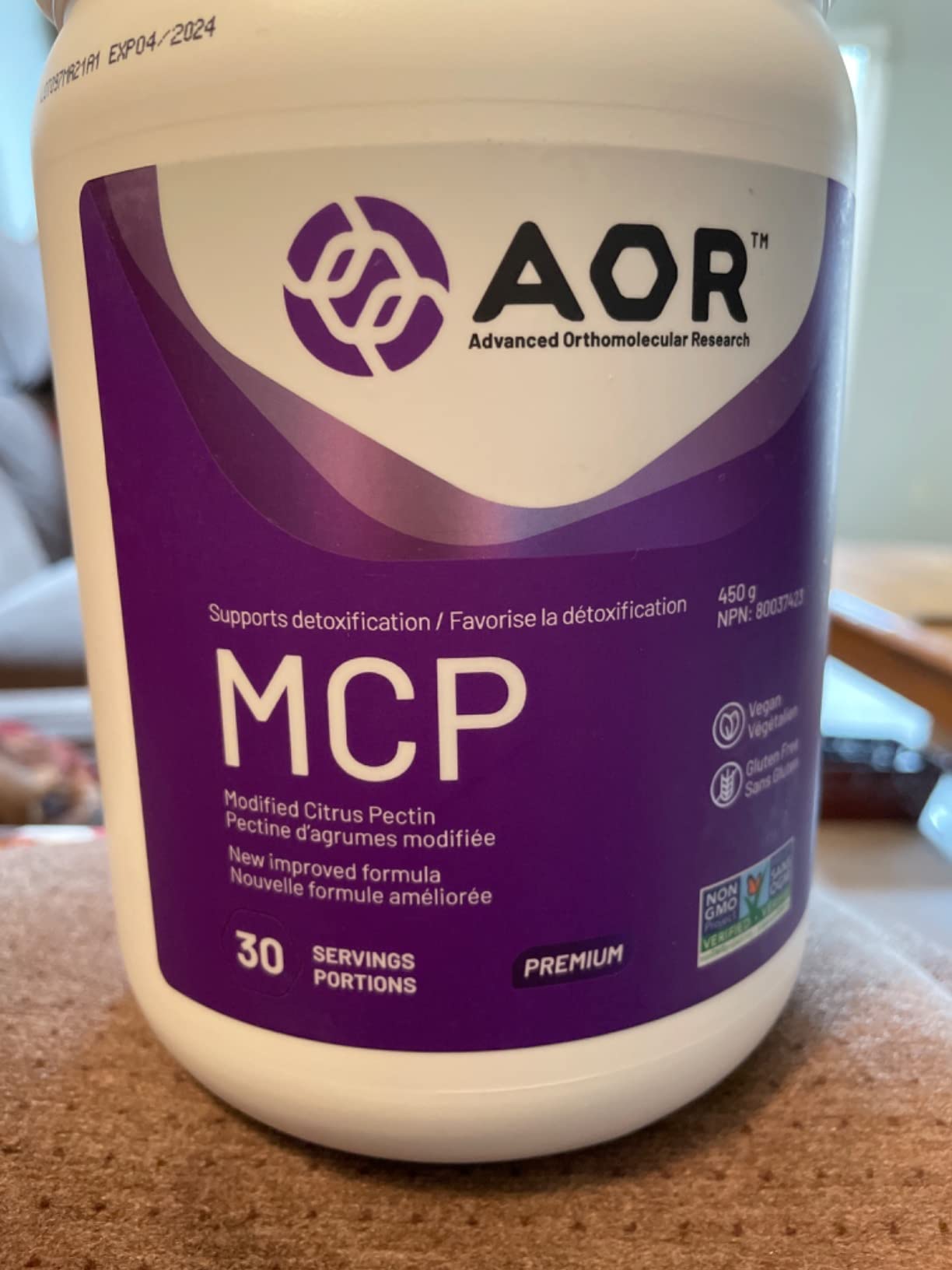 AOR - MCP - 450g Powder - Modified Citrus Pectin : Amazon.ca: Health ...