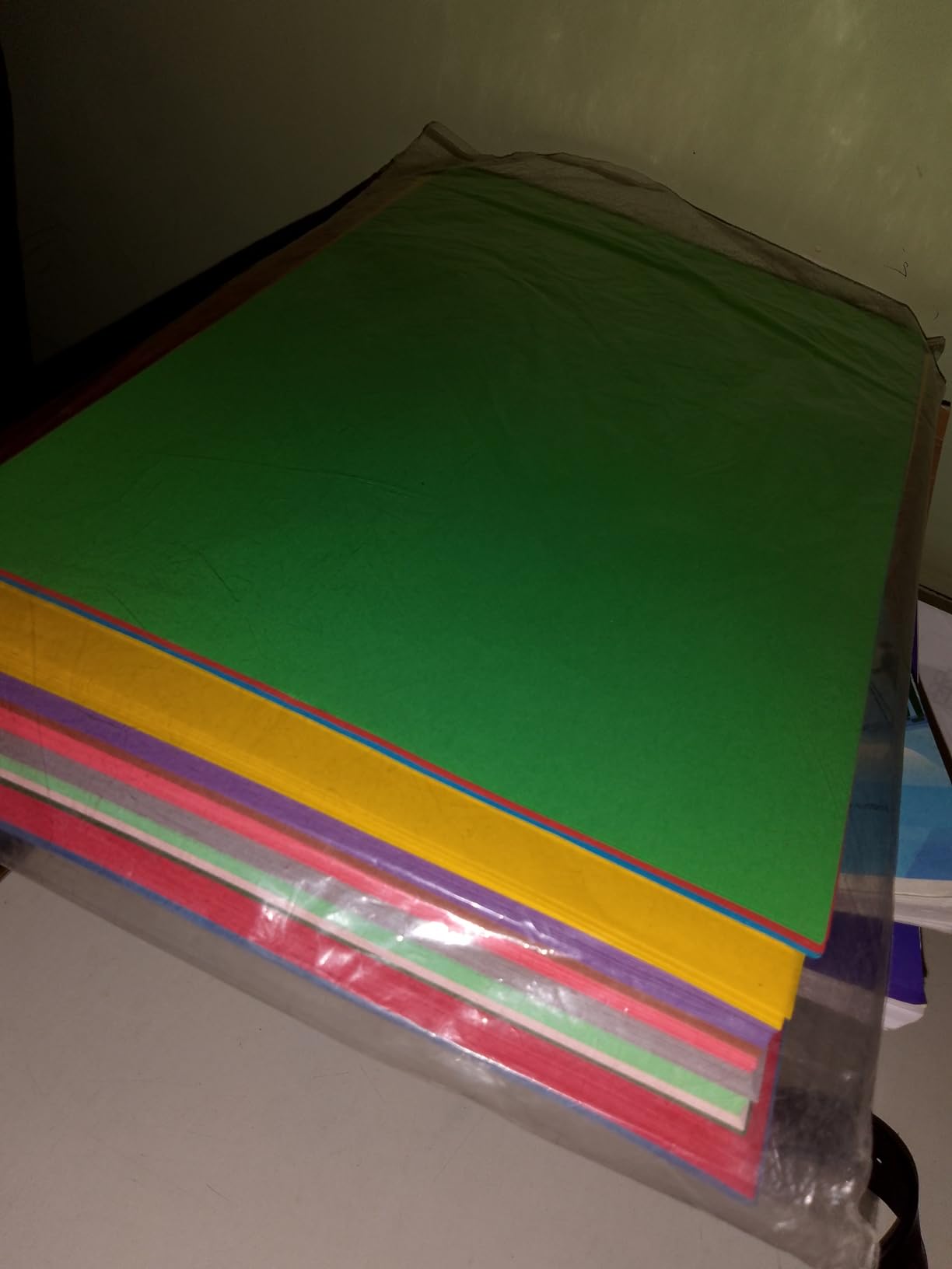 SNOW CRAFTS A4 Size 100 Sheets Double Sided Colored Pack For art ...