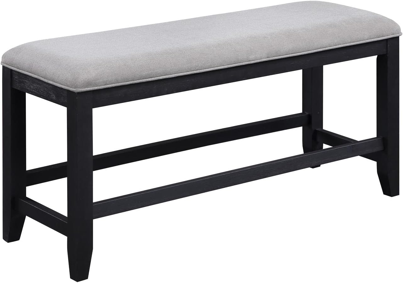 Amazon.com - Steve Silver Furniture Yves Counter Bench, 47" L x 17" D x ...