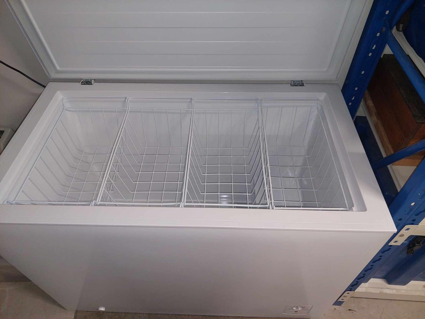 2Pcs Freezer Baskets, Deep Metal Wire Basket Organizer Bins with ...