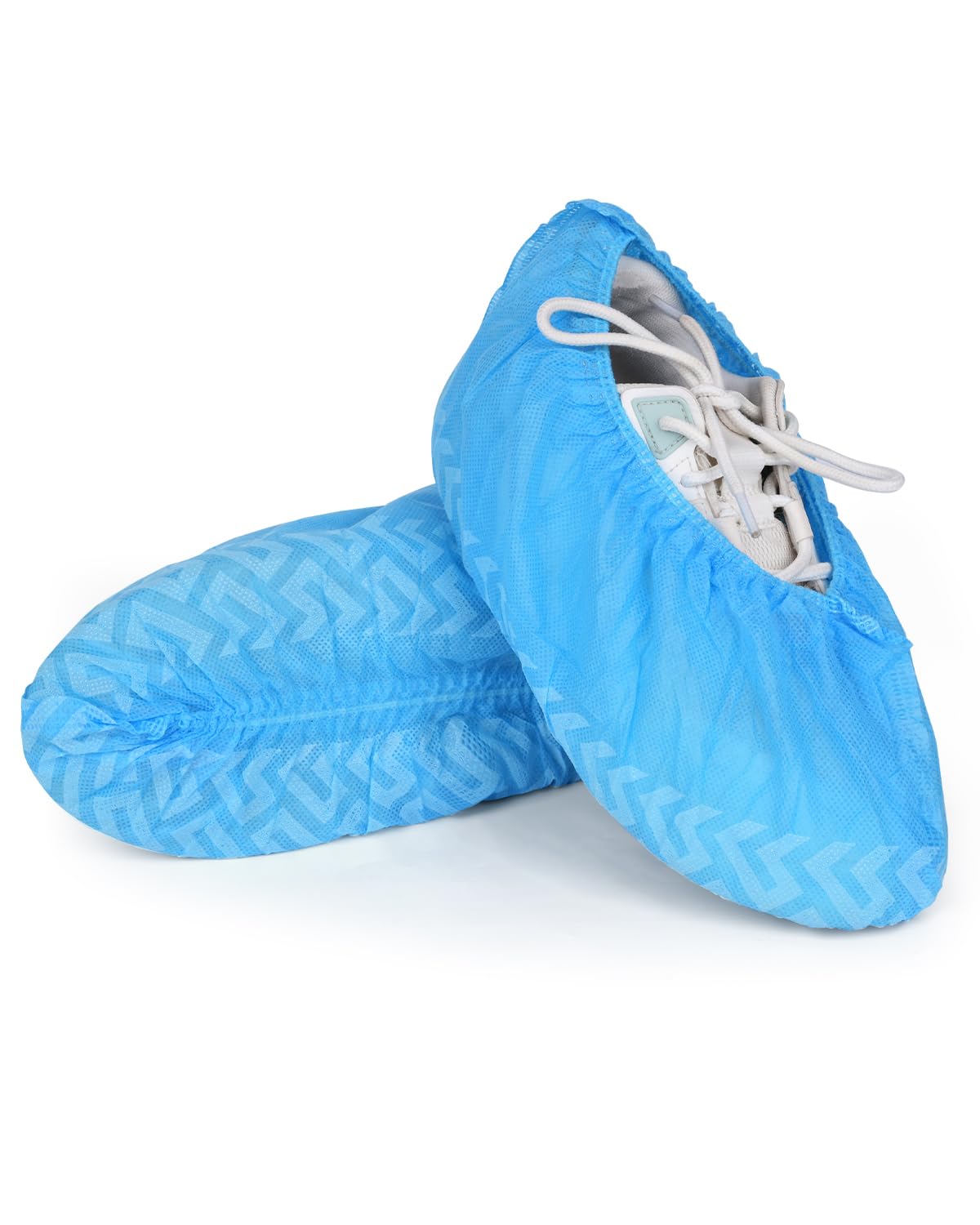 Buself 200 Count Shoe Covers Disposable Non-Slip, Premium Cloth Boot ...