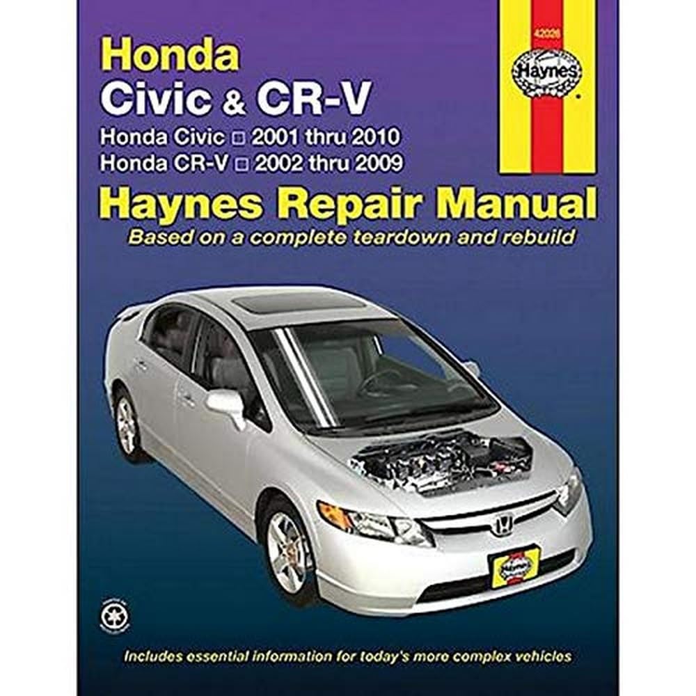 Haynes Honda Civic & CR-V Automotive Repair Manual : Haynes: Amazon.com ...