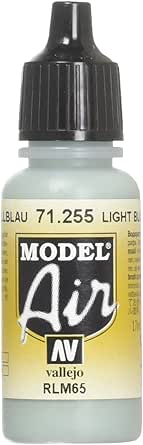 Amazon.com: Vallejo Light Blue Rlm65 17ml Paint : Arts, Crafts & Sewing