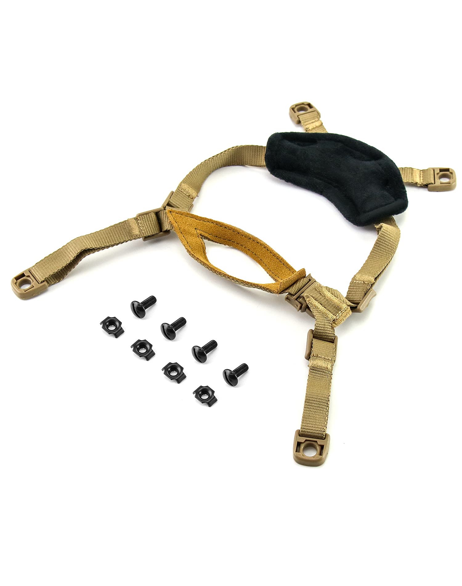 Buy QWORK Helmet Chin Strap with 4 Point Chin Strap for Fast/MICH/ACH ...