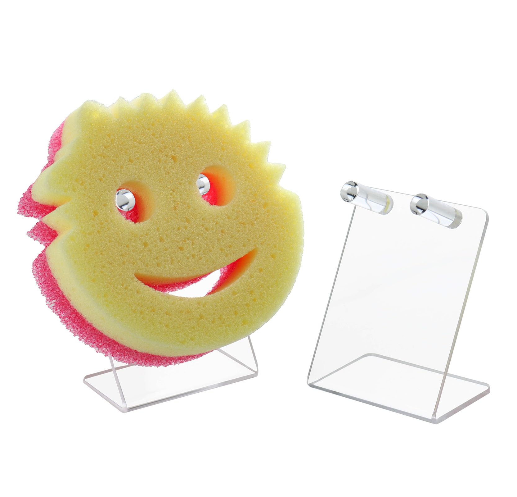 Amazon.com - HillSpring Clear Acrylic Sponge Holder, 2 Pack ...