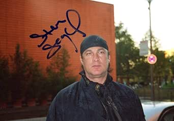 Amazon.com: Steven Seagal ACTOR autograph, signed photograph : Sports ...