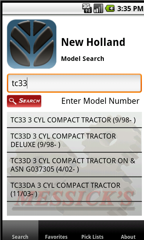 Messicks Tractor and Equipment Parts - App on Amazon Appstore