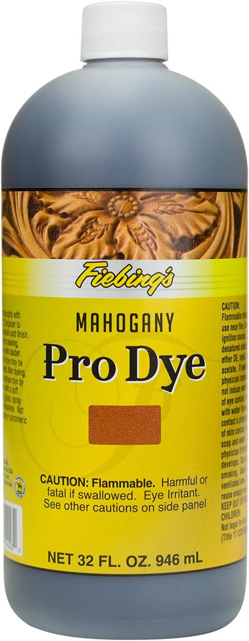 Amazon.com: Fiebing's - Pro Dye 32 Oz Mahogany - Professional Oil Dye ...