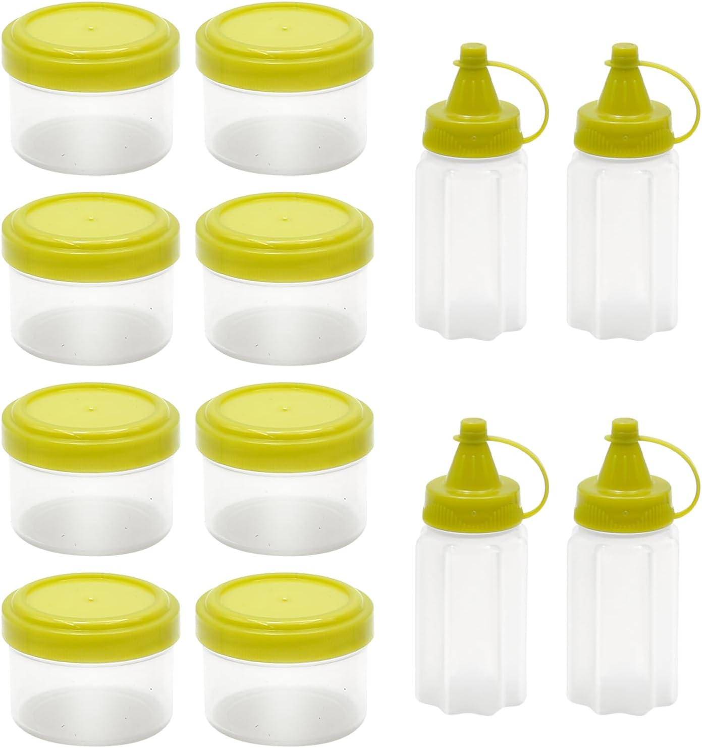 Amazon.com: Mini Sauce Squeeze Bottles Plastic Seasoning Box Condiment ...