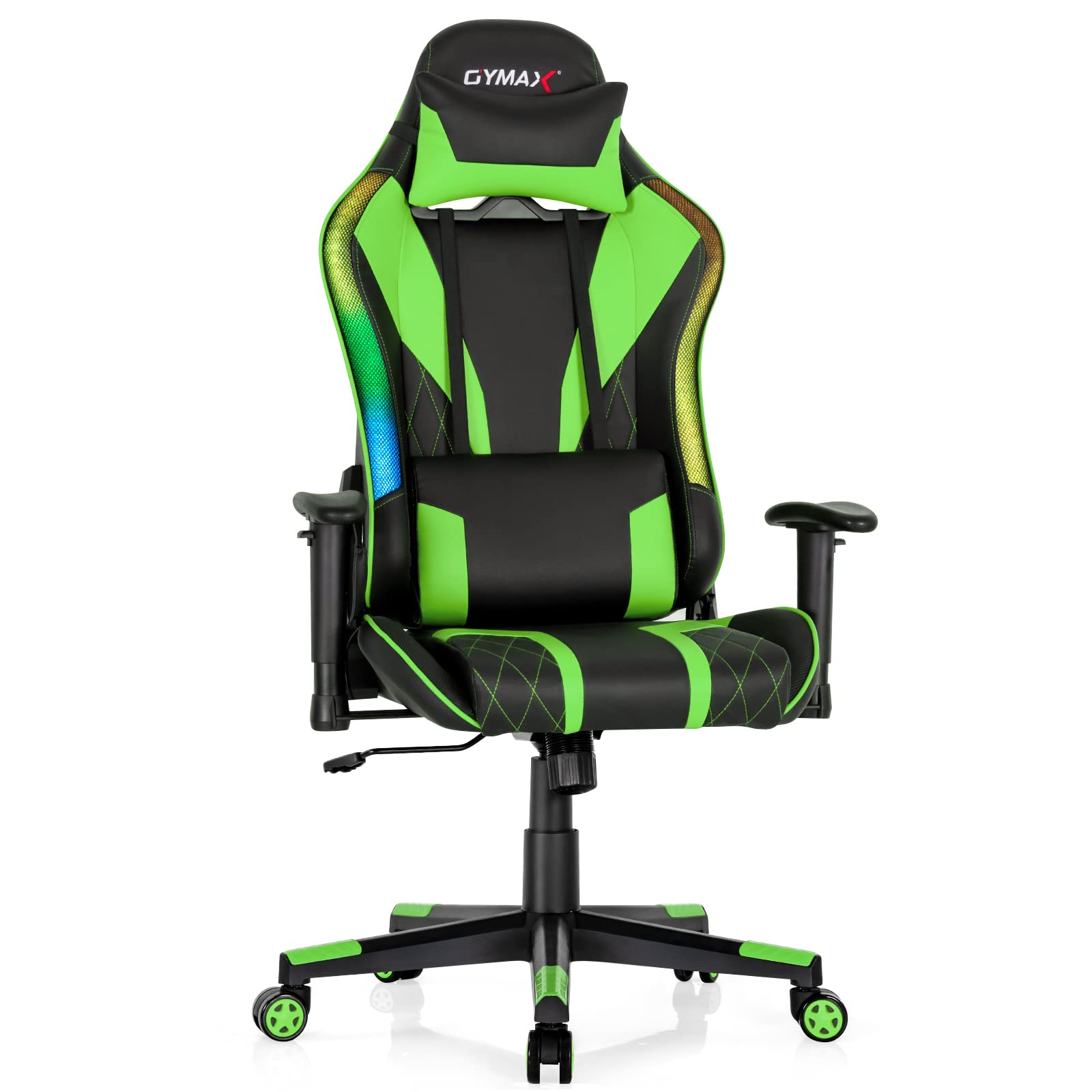 Amazon.com: POWERSTONE RGB Gaming Chair Racing Ergonomic Gaming Chair ...