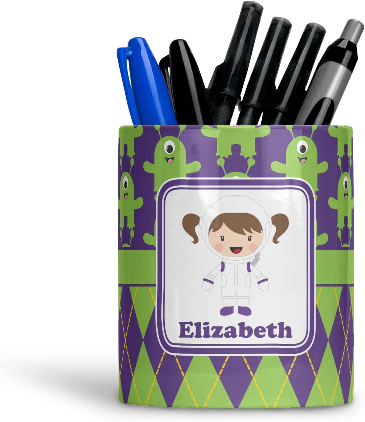 Amazon.com: YouCustomizeIt Personalized Astronaut, Aliens & Argyle ...