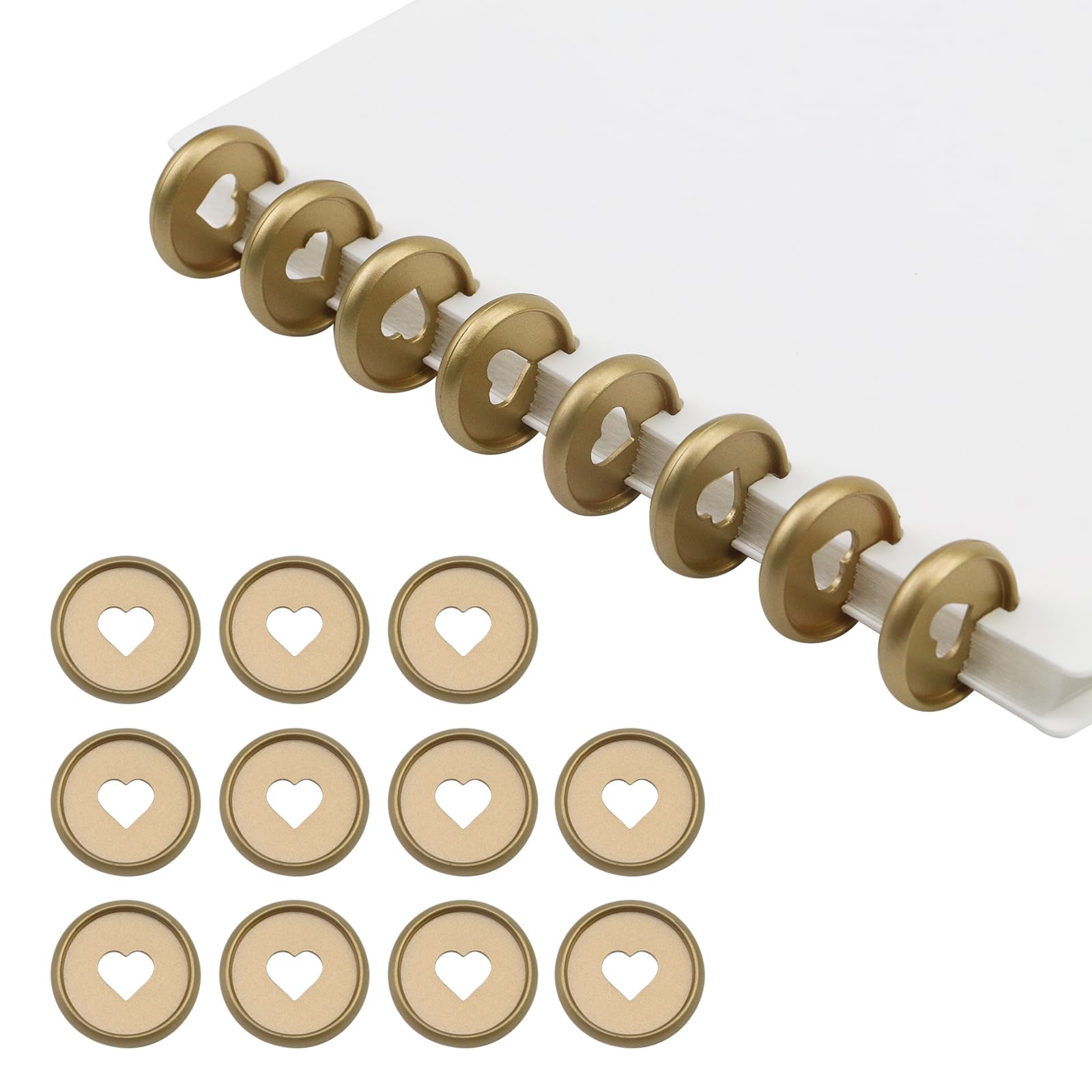 Amazon.com: HEVSTIL 11Pcs Heart Plastic Expander Discs Plastic Loose ...