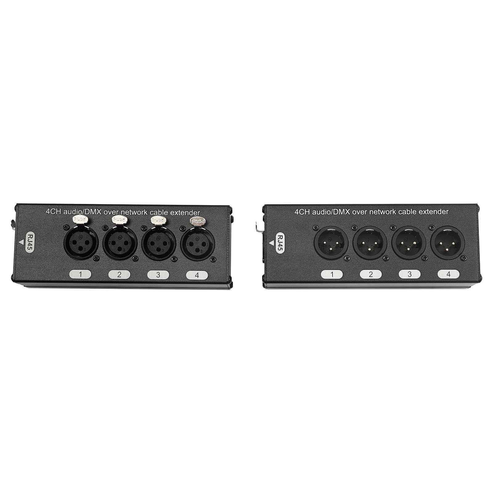 Cat6 Cable 4 Channel 4-Channel XLR Snake Box Over Ethercon - Passive 3 ...