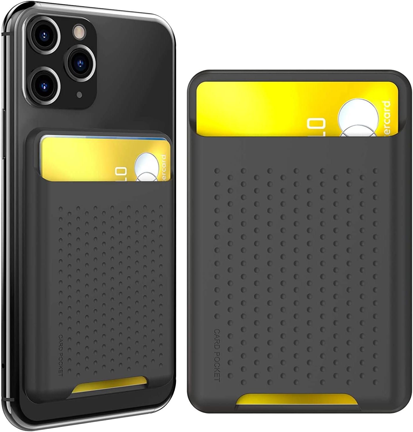 Amazon.com: WUOJI RFID Blocking Phone Card Wallet - Double Secure ...