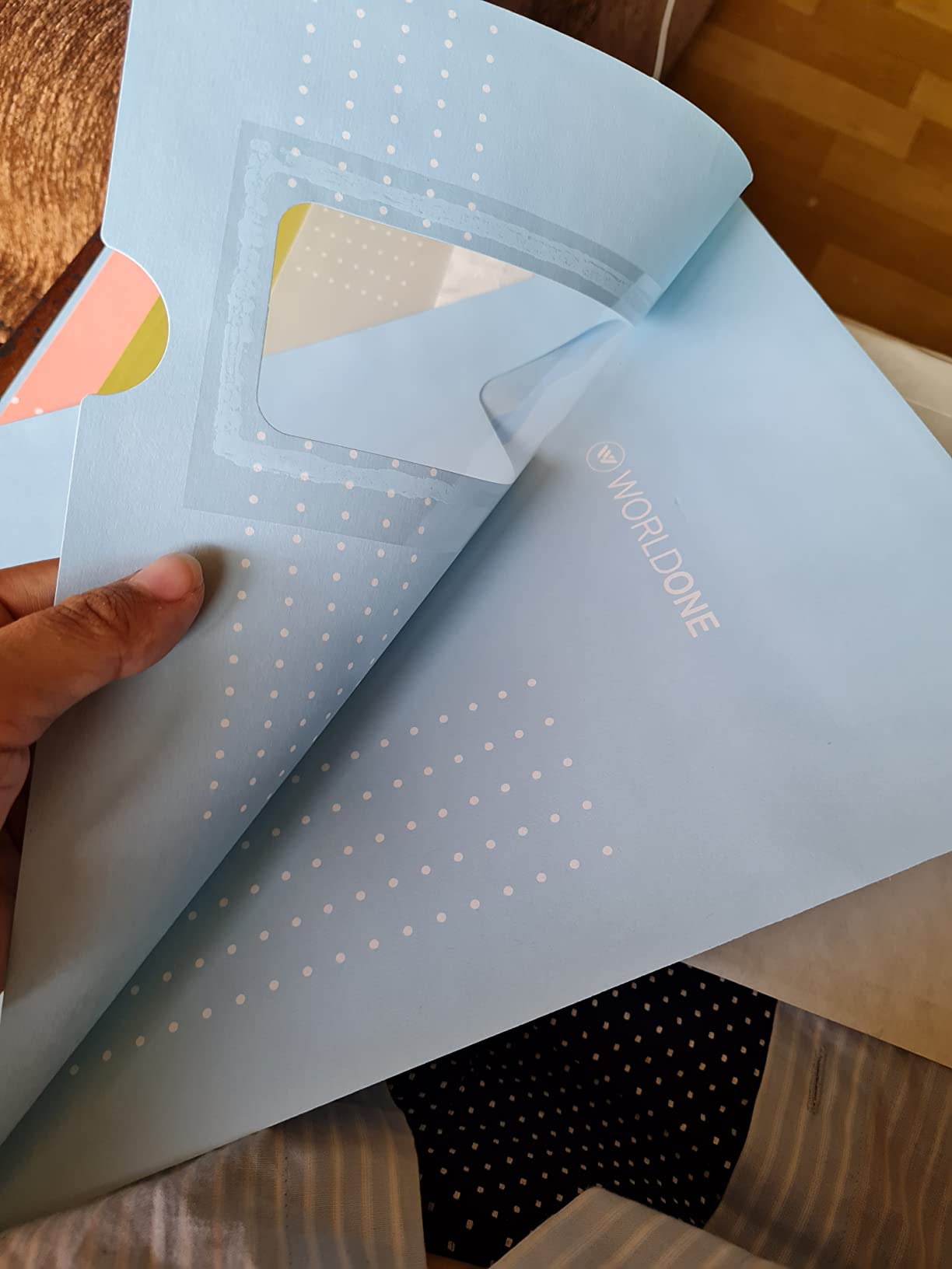 Worldone Eco Friendly Document Organizer L Folder Kraft Extra Large ...