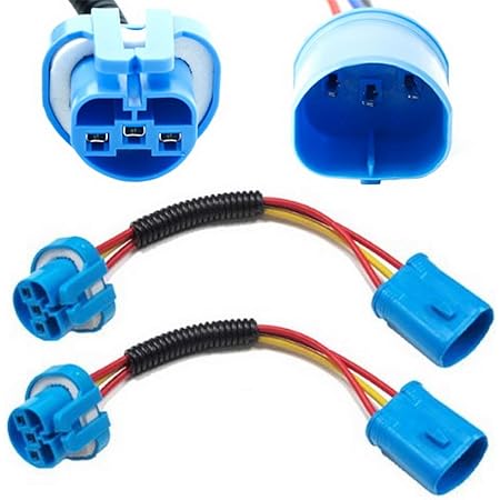 Amazon.com: iJDMTOY (2) 9007 9004 Extension Wire Harness Sockets ...