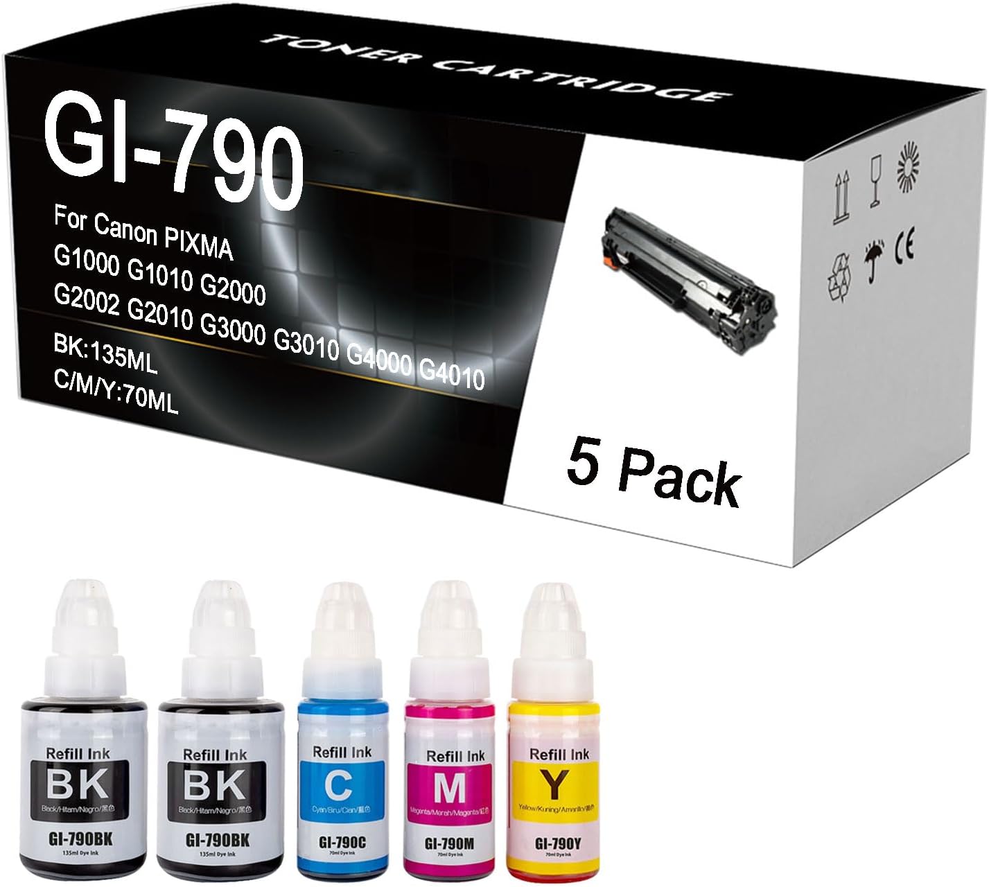 GI-790 GI 790 Ink Refill Bottles Replacement for Nepal | Ubuy