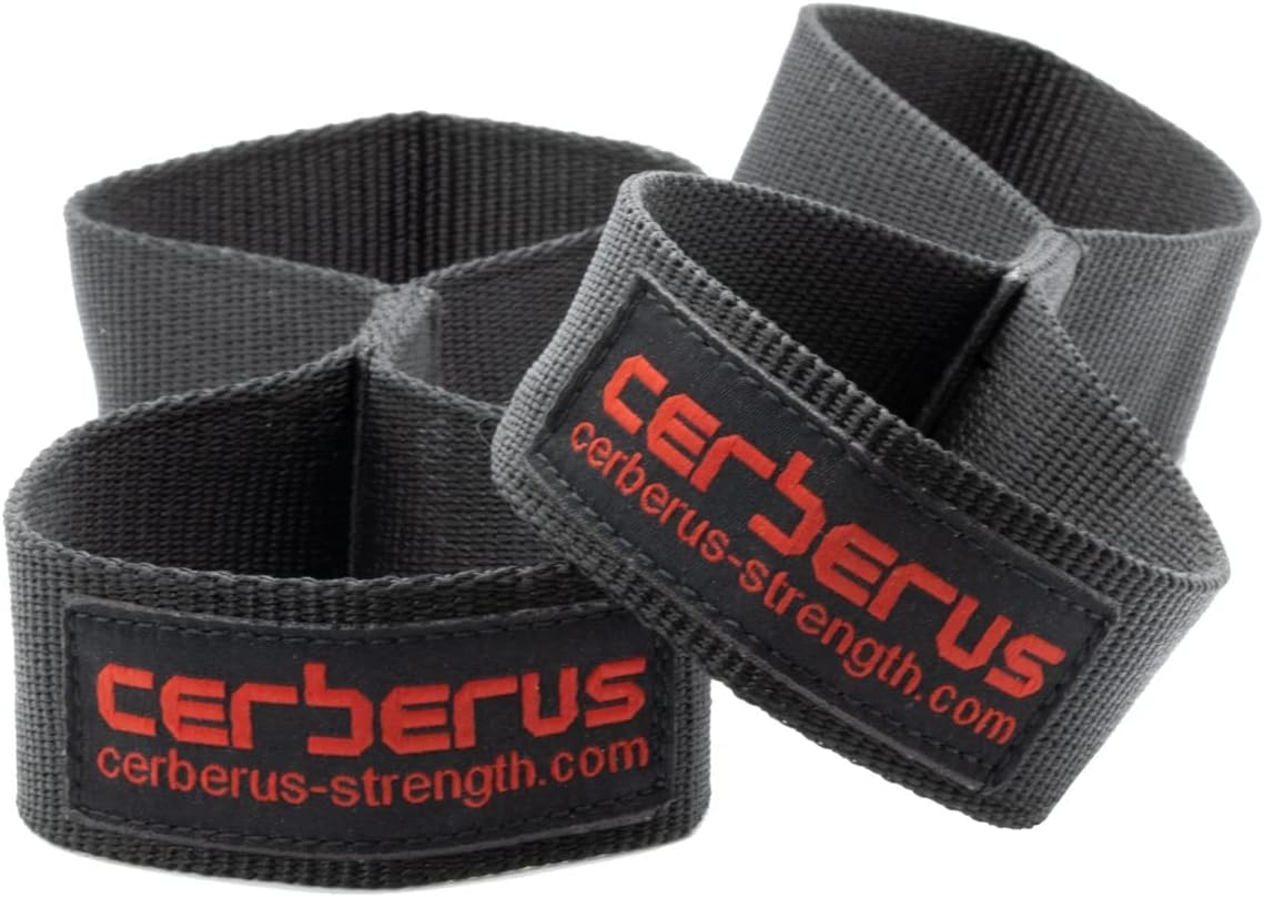 CERBERUS Strength Extreme Figure 8 Lifting Straps (Standard Bar Size ...