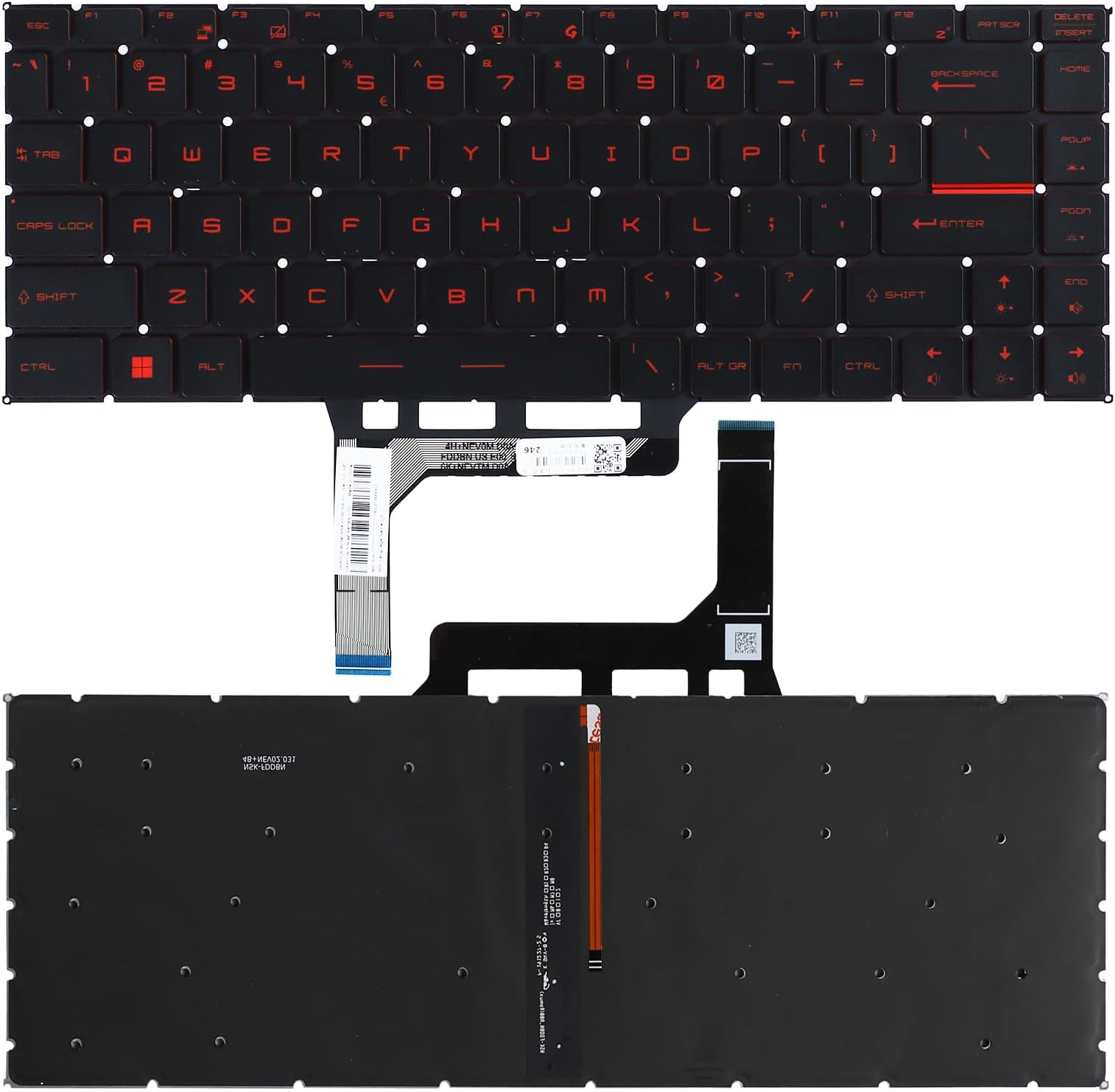 Amazon.com: Laptop Replacement US Layout Color Backlit Keyboard for MSI ...