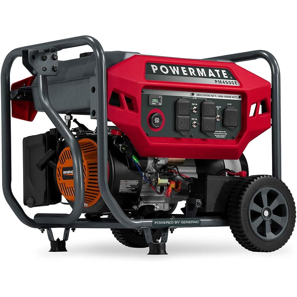 $21/mo - Finance Powermate PM4500E 4,500-Watt Gas-Powered Portable Open ...