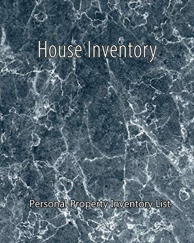 House Inventory, Personal Property Inventory List: A 112 Page Template ...