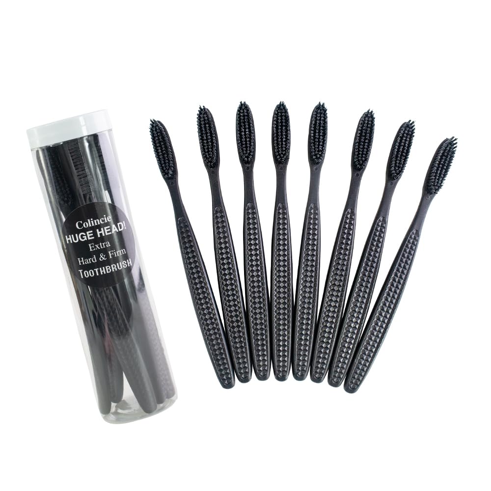 Amazon.com : Colincie Huge Head Extra Hard & Firm Toothbrush, Large ...