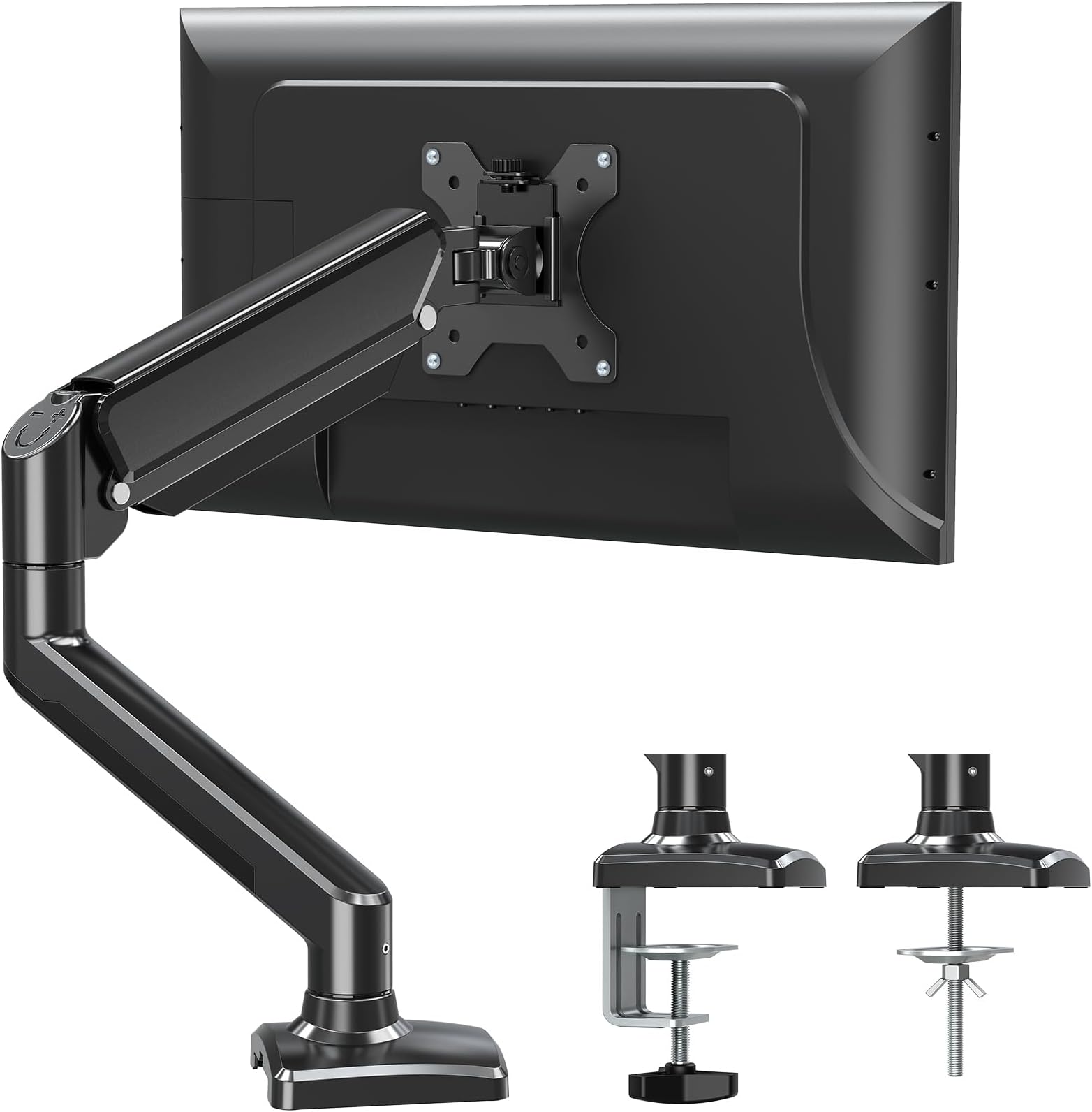 ELIVED Single Monitor Arm for Most 13-32 Inch Monitors with VESA 75x75 ...