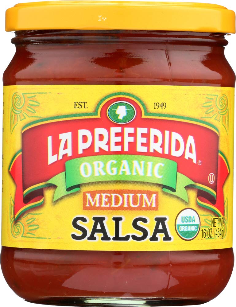 Amazon.com: La Preferida Salsa Med Organic, 16 oz