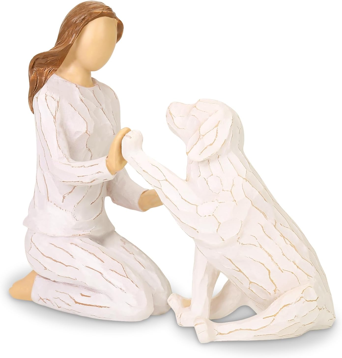 Amazon.com: Hensonever Dog Angel Figurines, Angel of Friendship Dog ...