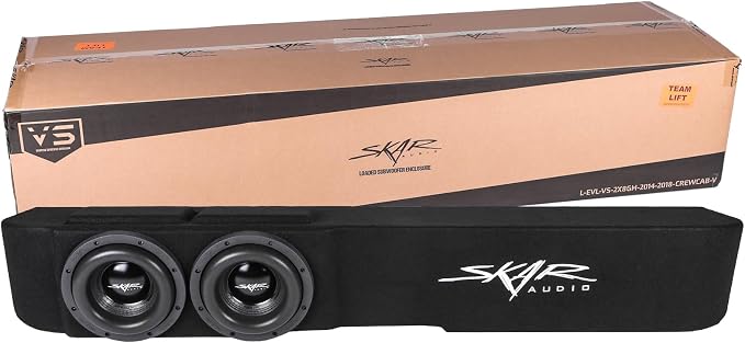 Amazon.com: Skar Audio Dual 8" Loaded Sealed Subwoofer Enclosure ...