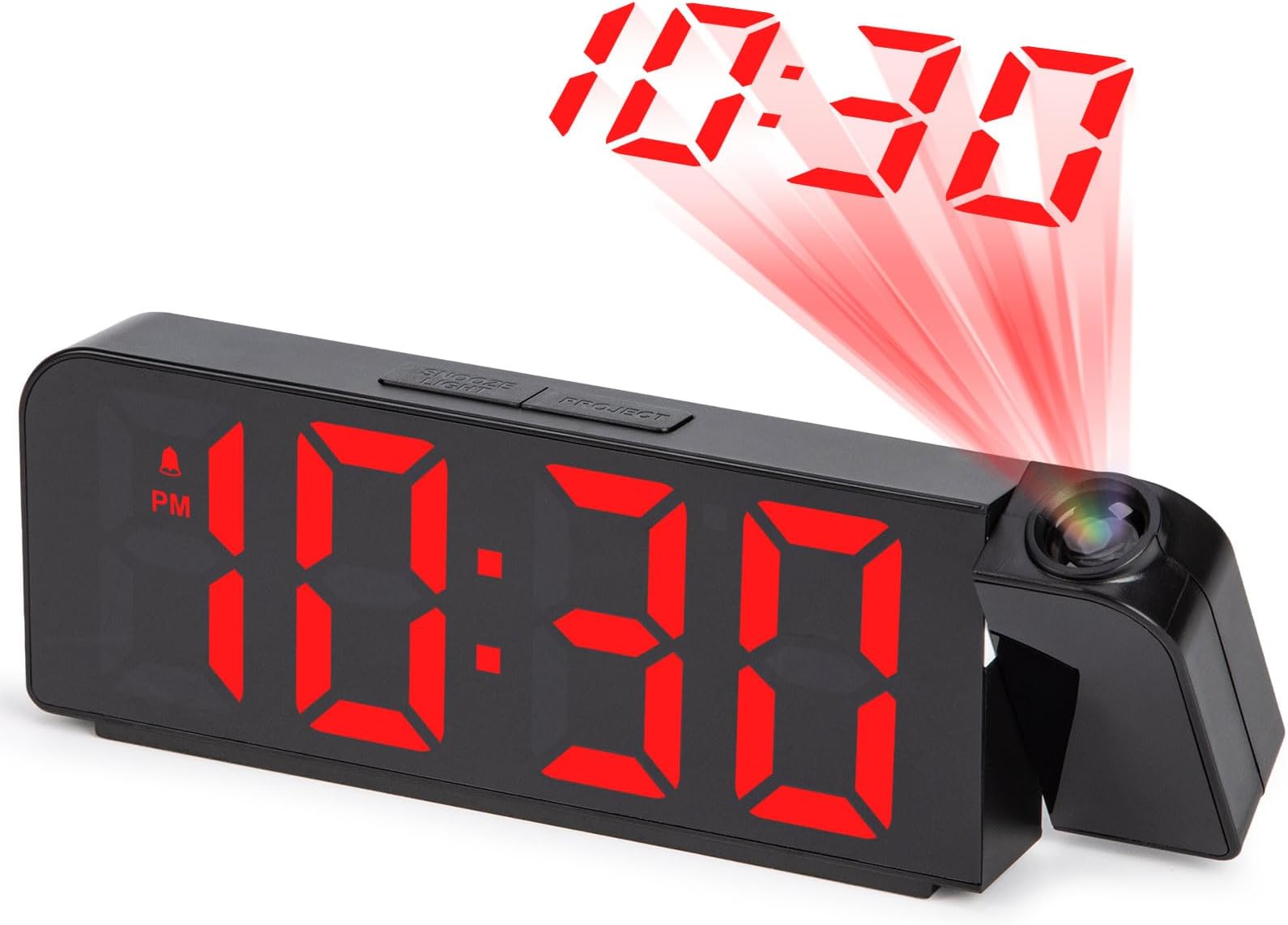 VINILITE Projection Clocks for Bedrooms Digital Alarm Clocks Bedside ...