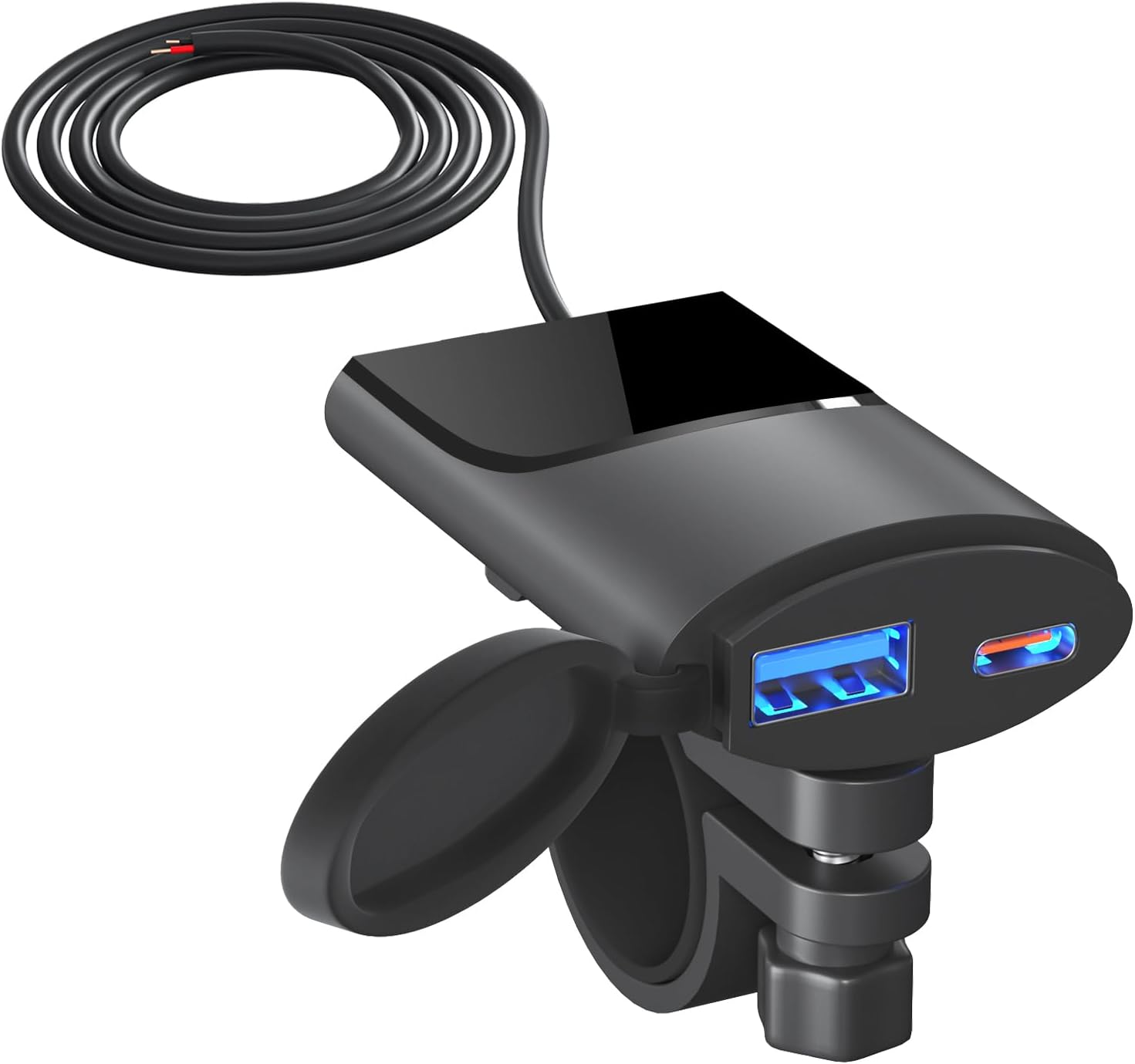 Amazon.com: Linyunbest Motorcycle Motorcycle USB Charger Waterproof 30w ...