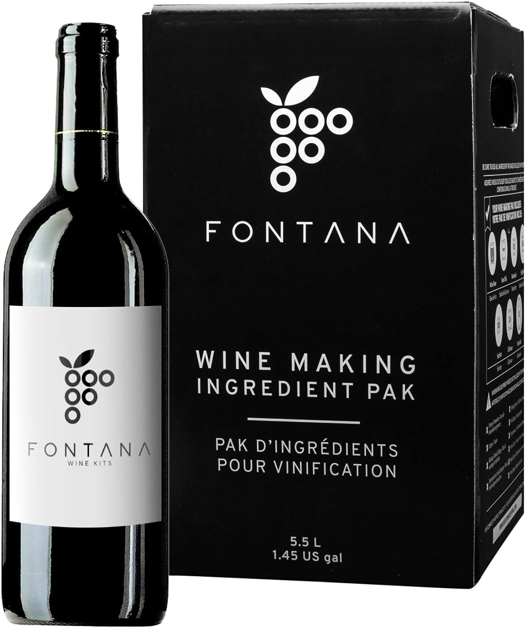 Amazon.com: Fontana Pinot Noir Wine Kit | Wine Making Ingredient Kit ...