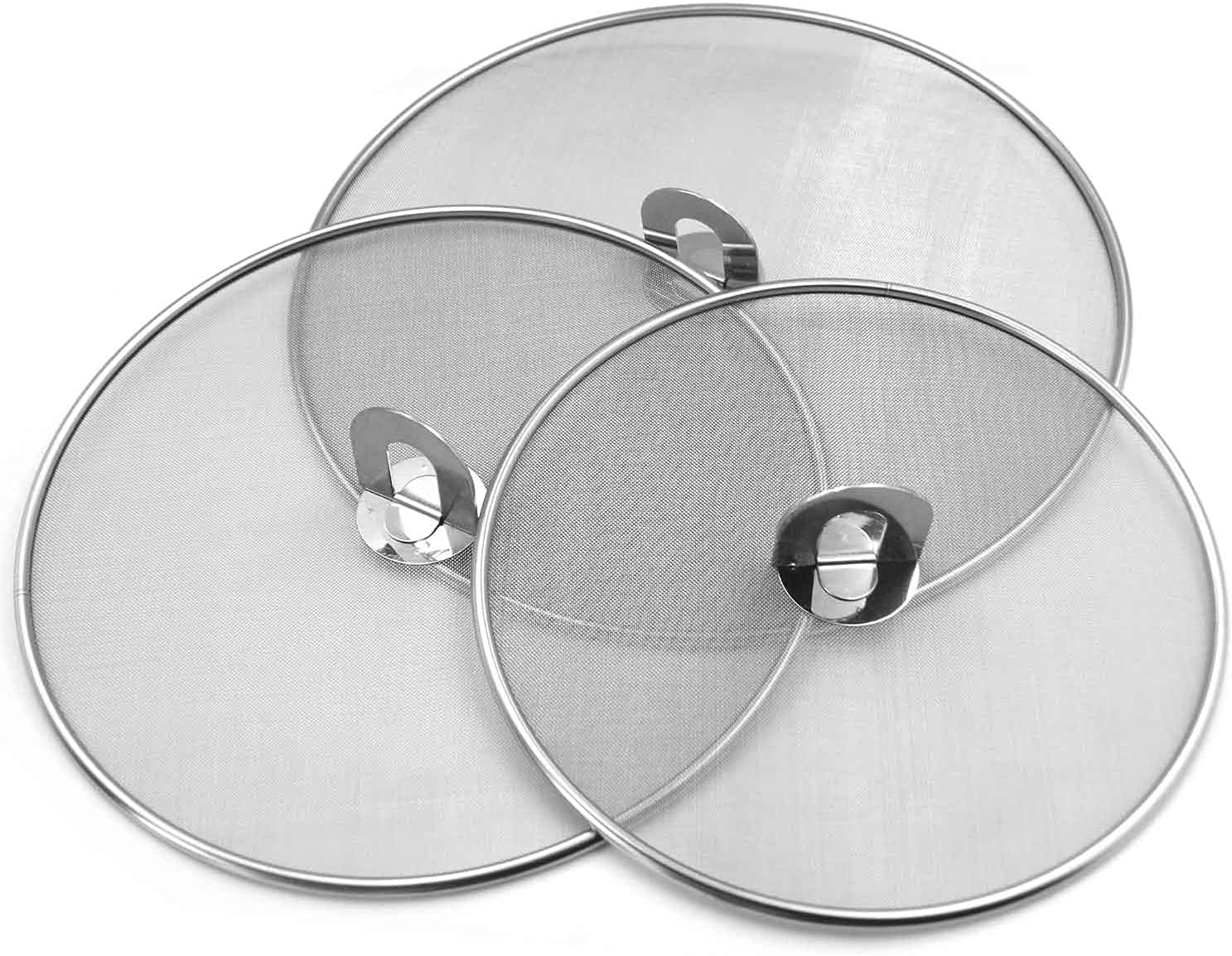 Amazon.com: Calphalon 13" Stainless Steel Splatter Guard: Splatter ...