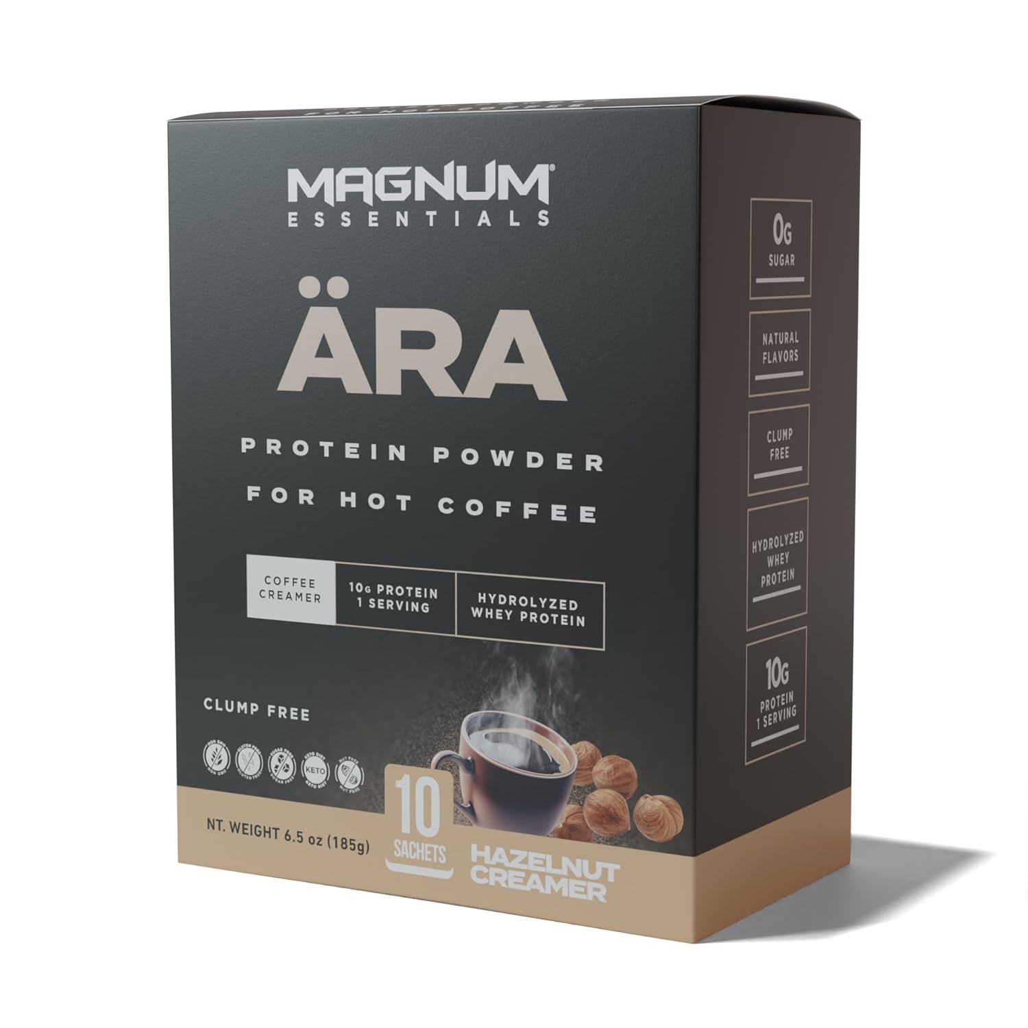Amazon.com: Ara Hazelnut Protein Powder Coffee Creamer | Gluten-Free ...