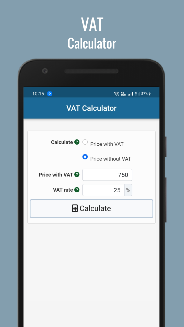 VAT Calculator - App on Amazon Appstore