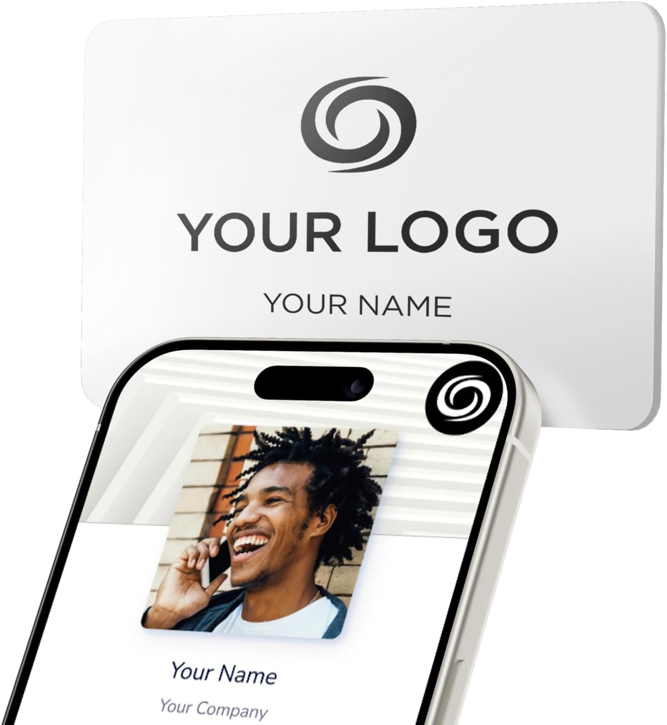 Amazon.com: Linq Fully Custom Logo Digital Business Card - Smart NFC ...