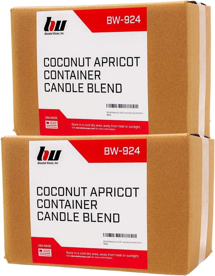 Amazon.com: Blended Waxes, Inc. Coconut Apricot Wax for Candle Making ...