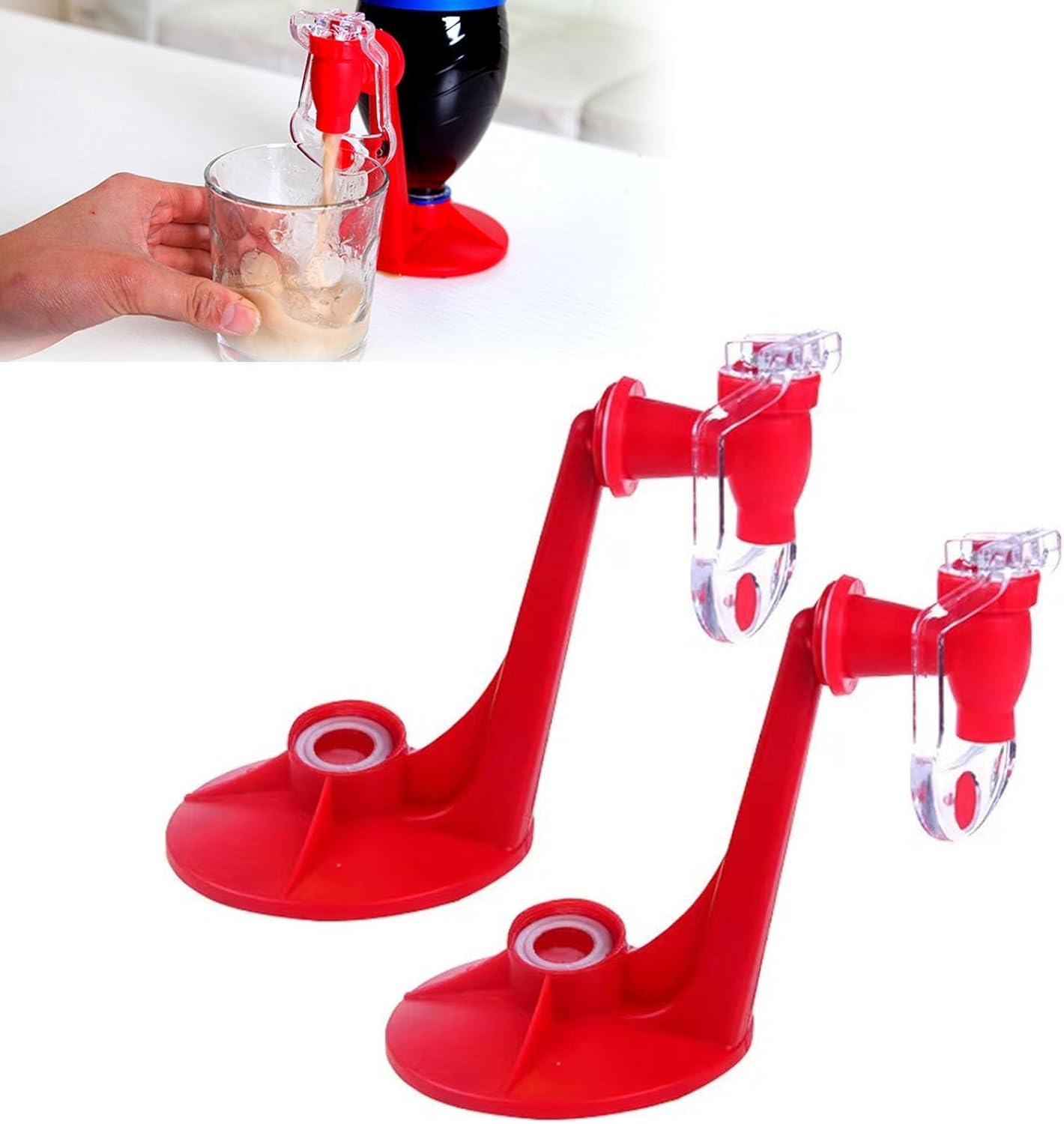 Amazon.com: Oucift Soda Pop Dispenser, 2 Liter Beverage Dispenser ...