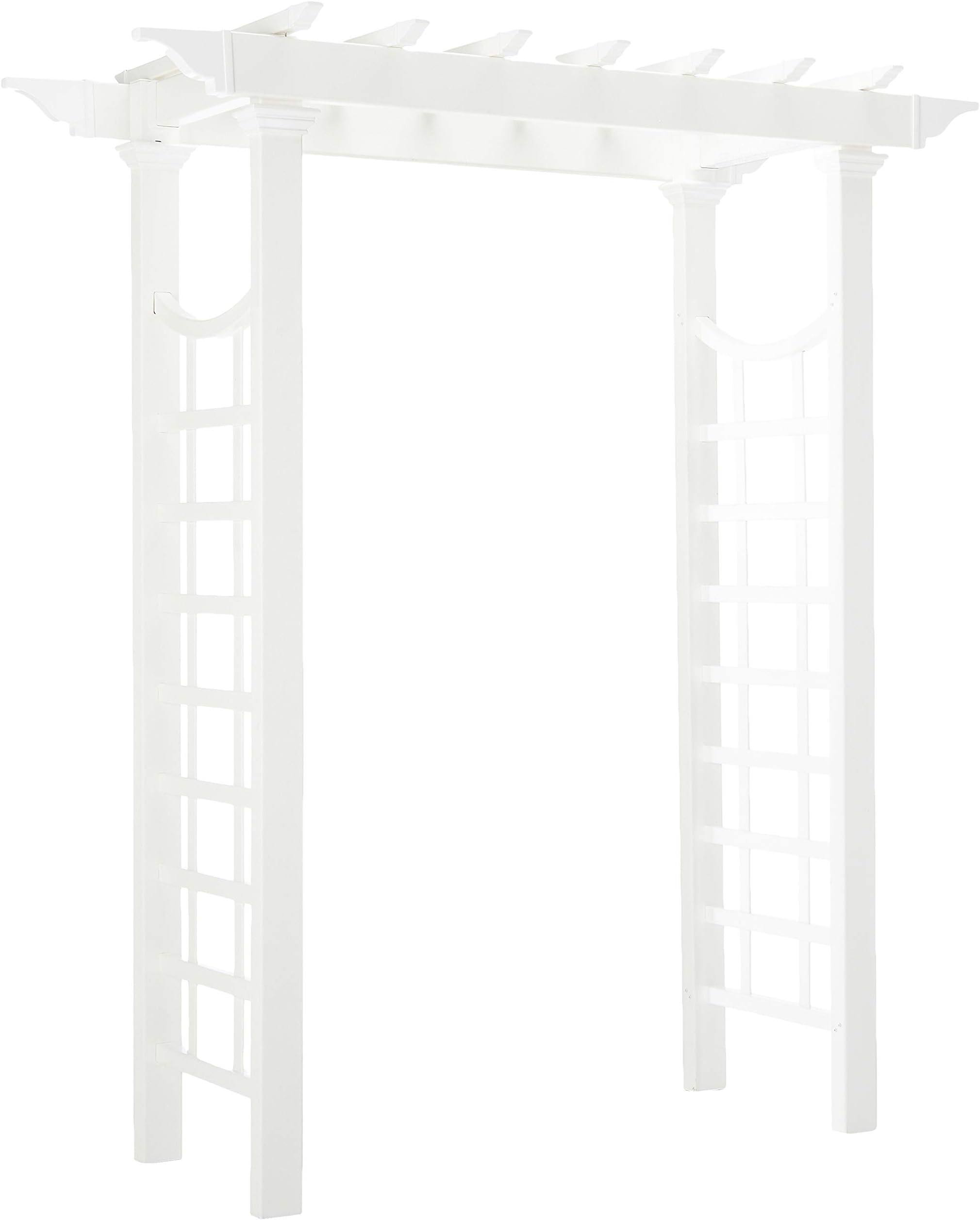 Amazon.com : Panacea 84303 Mission Garden Arbor with Lanterns, Black ...
