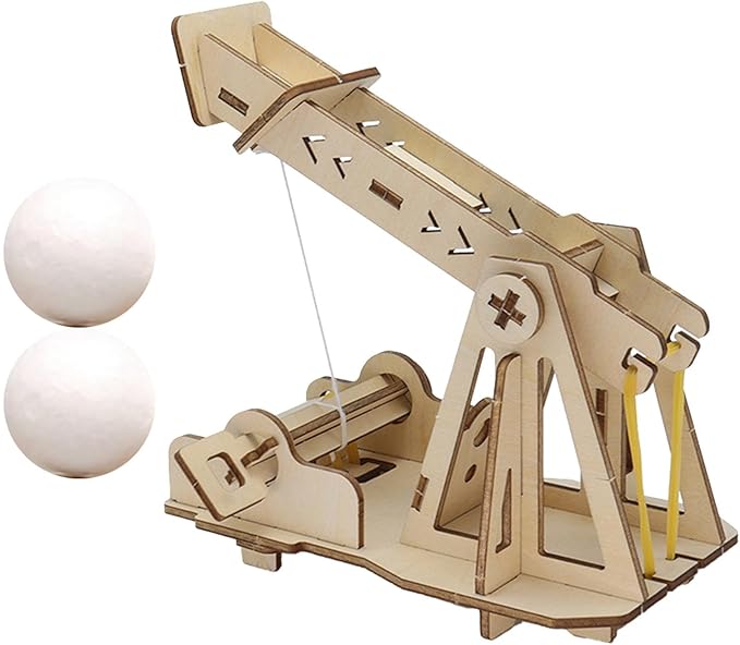 Luwecf Trebuchet Model Kit STEM Learning Kits: Build Your Own Trebuchet ...