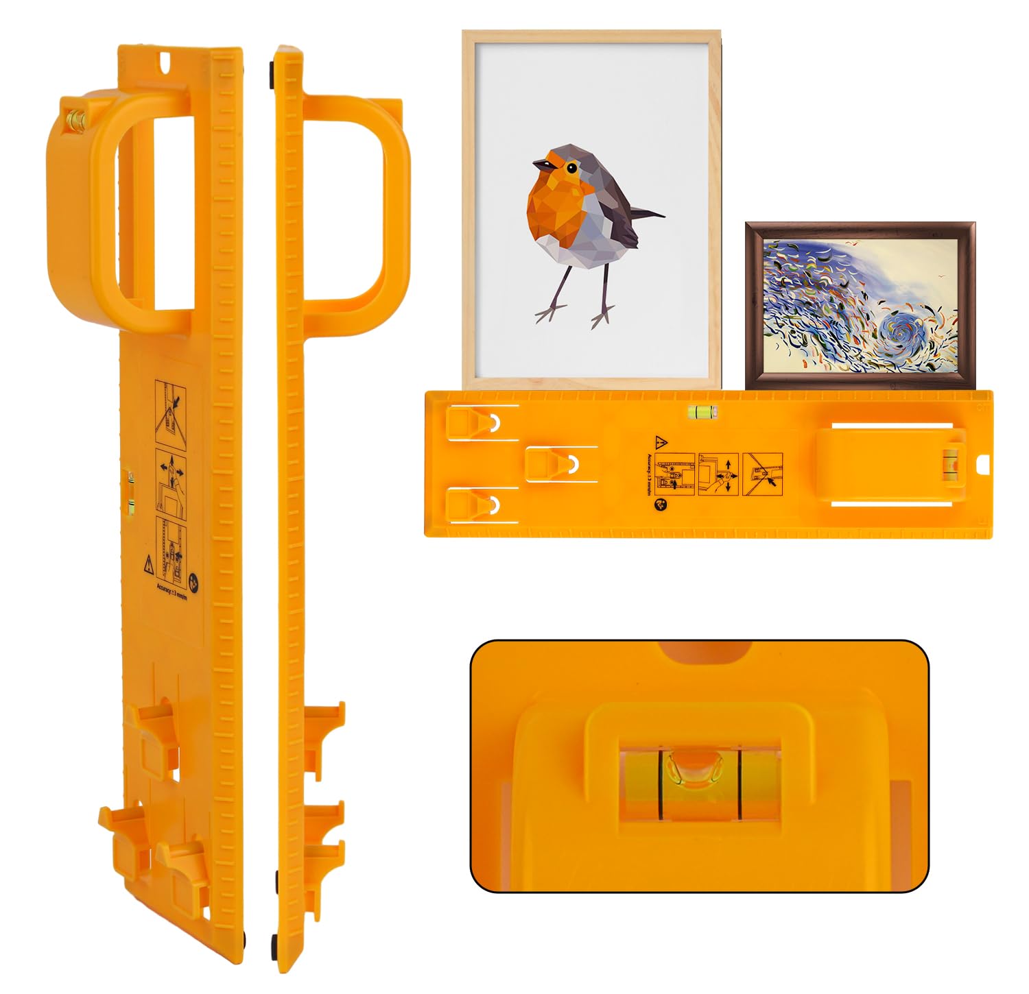 GCXIXPY Picture Hanging Kit with Position Nail, Picture Hanging Tool ...