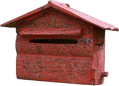 Red Co. - Galvanized Metal Antique Milk Delivery Box Post Mailbox ...