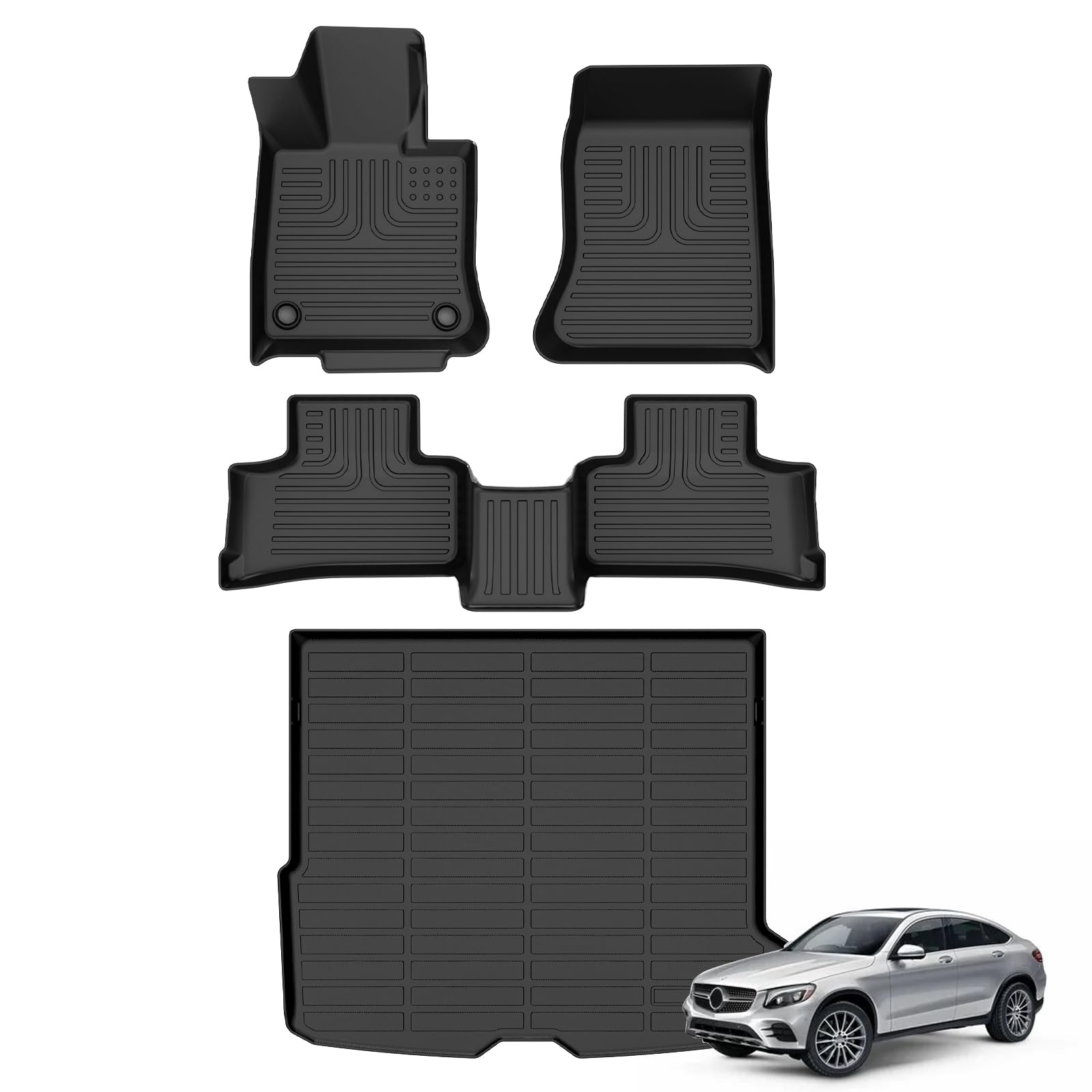 Amazon.com: AZYT Floor Mats & Cargo Liner for 2023 2024 2025 Mercedes ...