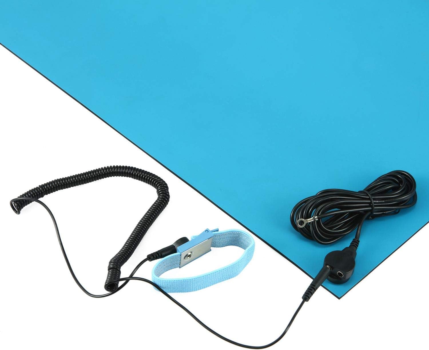Buy MWRF Source ESD Mat Kit With Wrist Strap And Grounding Cord 2 FT X buy-mwrf-source-esd-mat-kit-with-wrist-strap-and-grounding-cord-2-ft-x