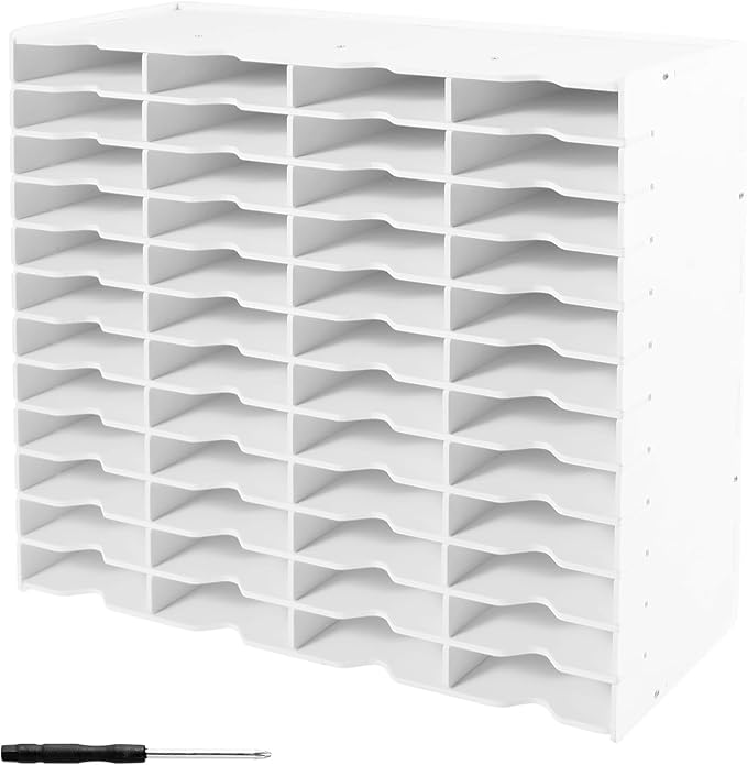 Amazon.com: PTMTFYL 48 Slots Ink Pad Rack, Ink Pad Holder and Stamp Pad ...