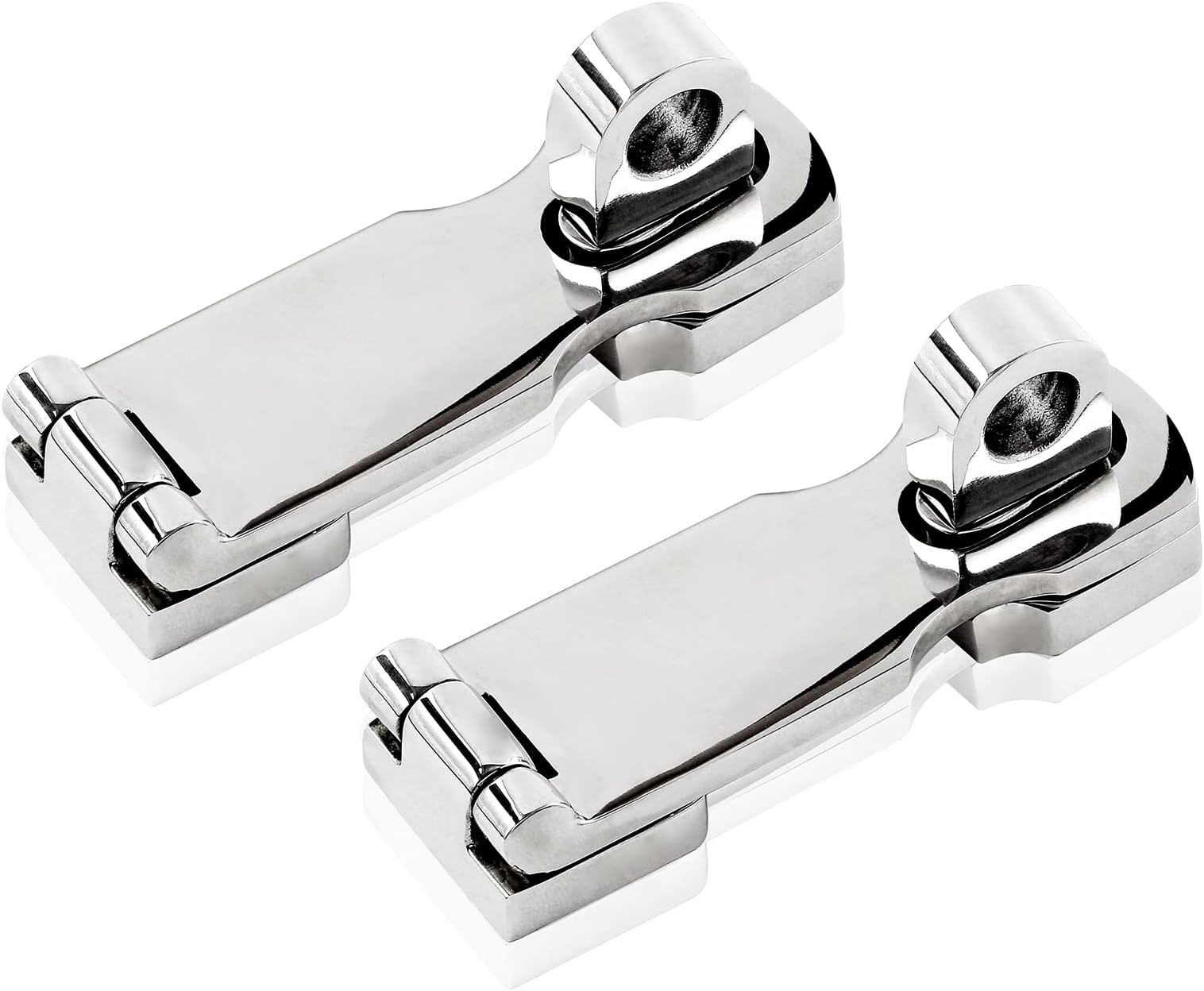 Jamiikury 1 Pcs 3 Inch Marine Grade Door Hasp, 316 Stainless Steel ...